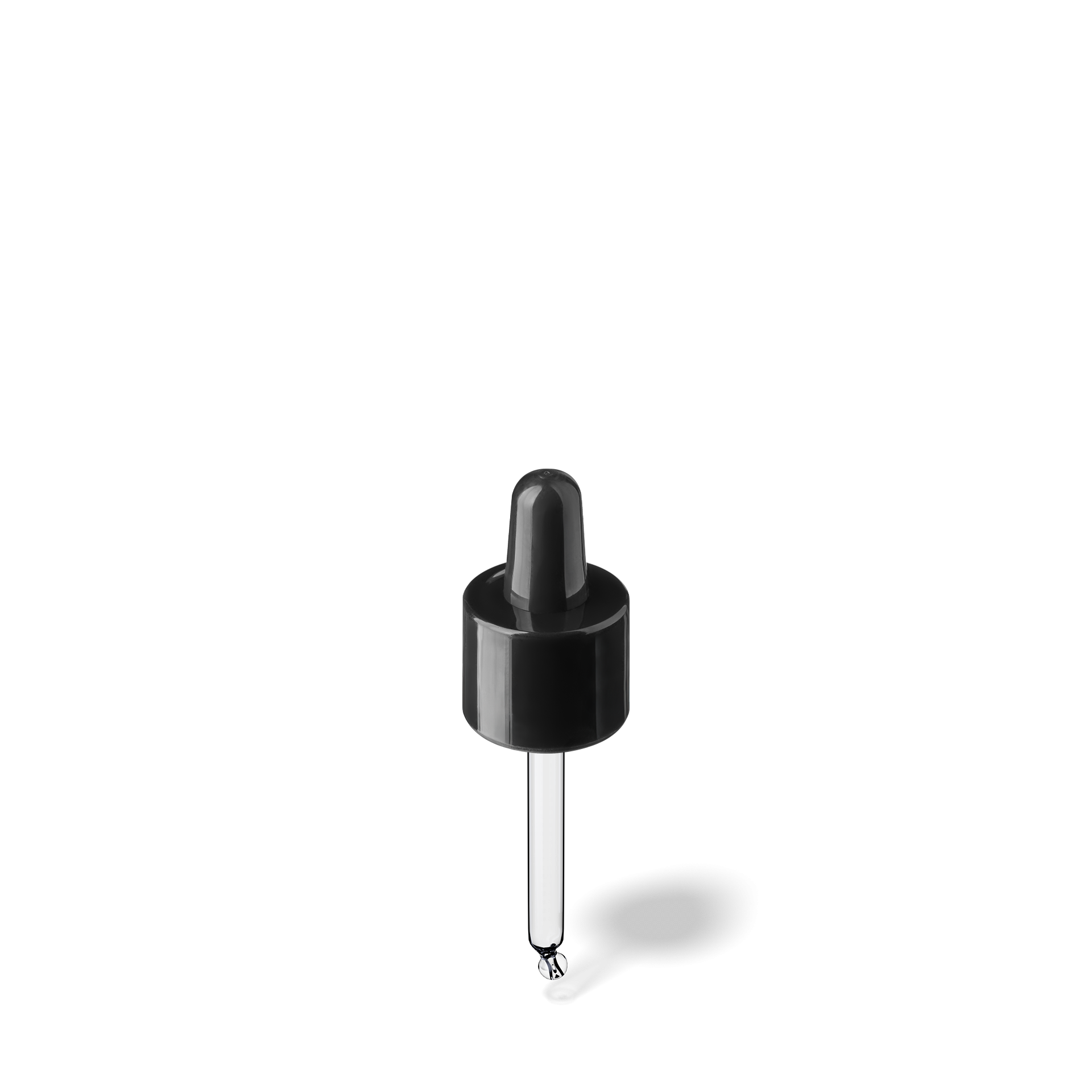 Pipette D08 black glossy, D18, TE-b, Bulb TPEs-b 0.7, Tip bent ball 1.0 ...