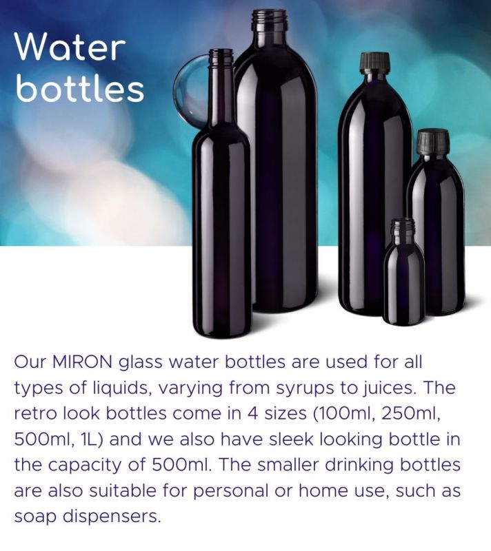Miron Violet Glass Bottles and Jars: Premium Packaging Solutions