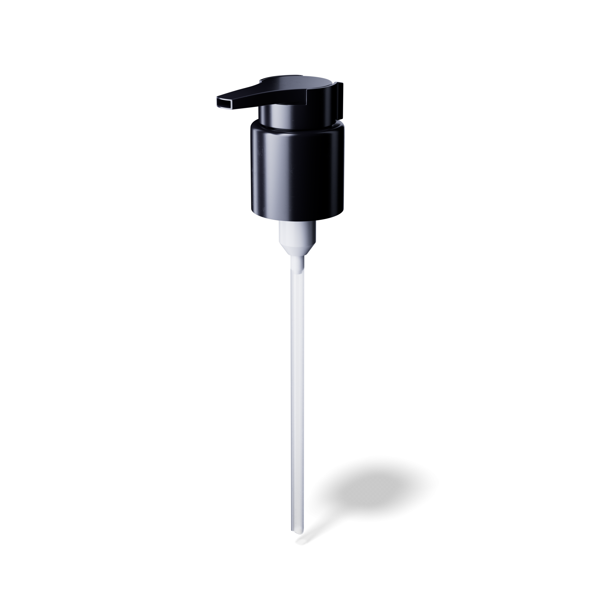 Lotion pump Extended Nozzle, 24/410, PP, black, smooth, dose 0.50ml ...