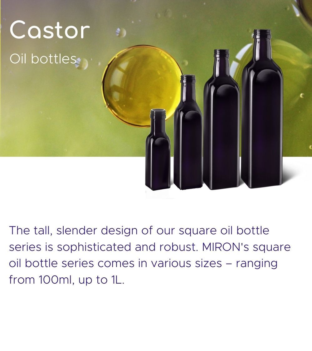 Miron Glass Bottles & Jars | Premium Packaging Solutions