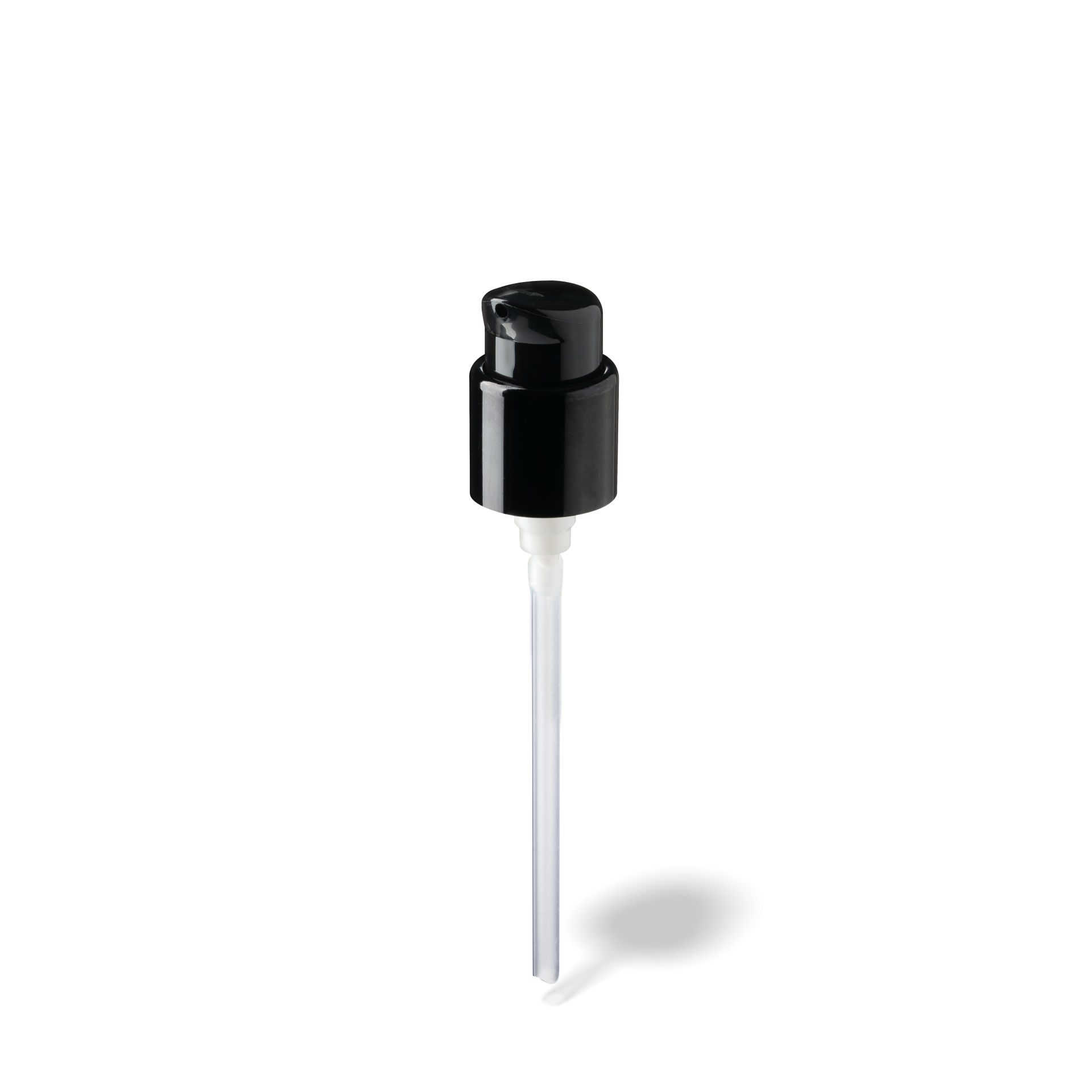 Lotion pump Metropolitan 18/400, PP/metal, black shiny collar, dose 0 ...