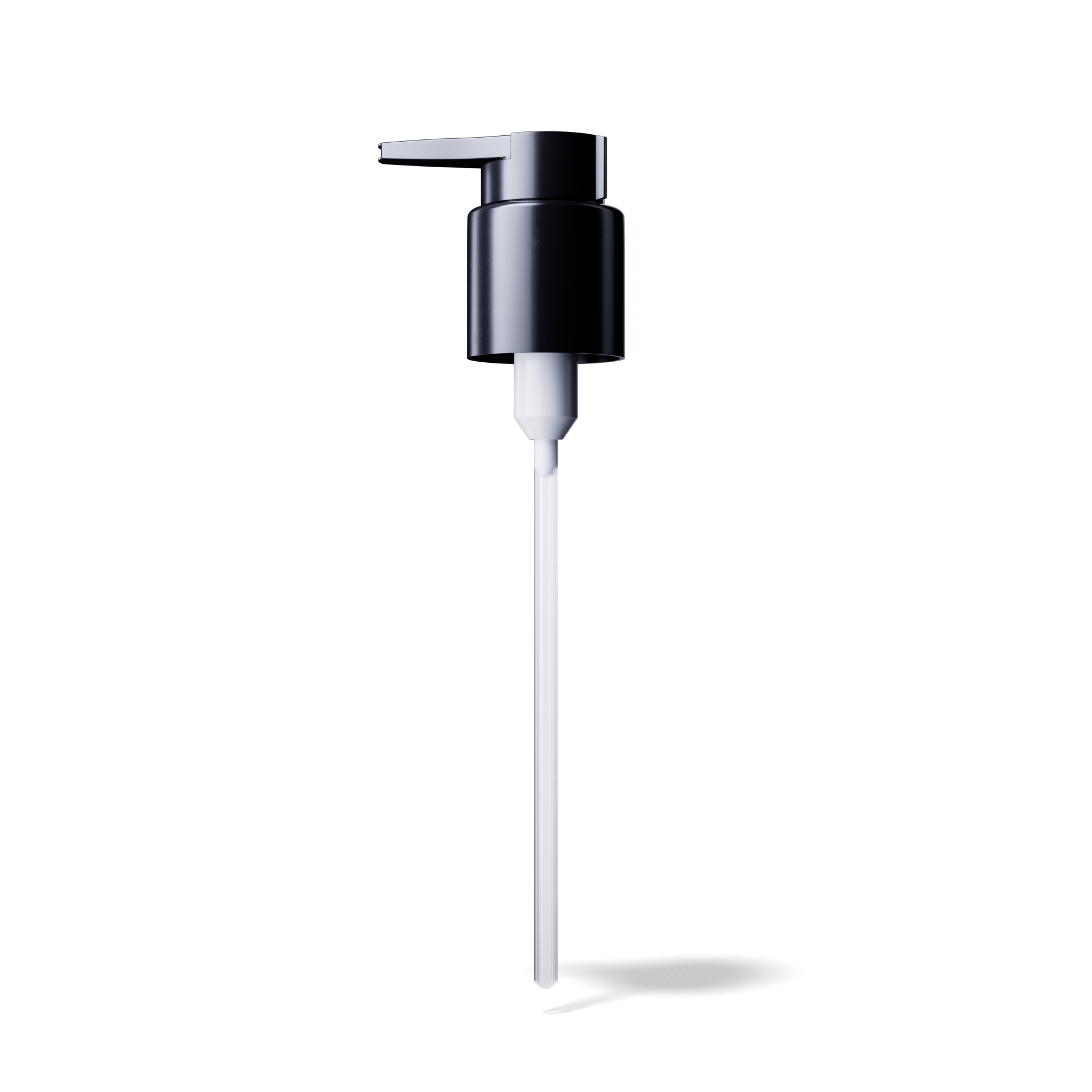 Lotion pump Extended Nozzle, 24/410, PP, black, smooth, dose 0.50ml ...
